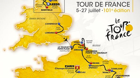 Tour Francia: Perfiles, mapa e información de las etapas - Ciclo21