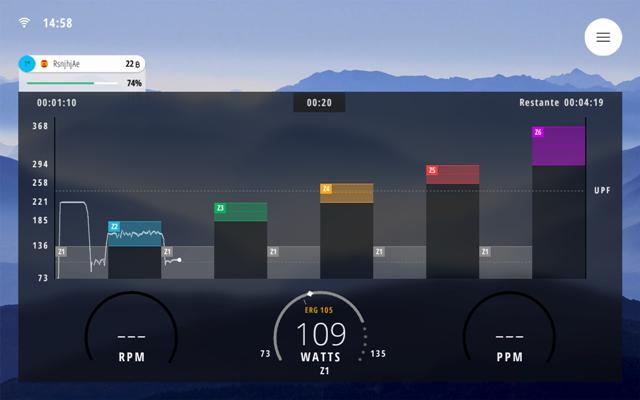 Entrenamiento con workouts, principal novedad del simulador Bkool - Ciclo21
