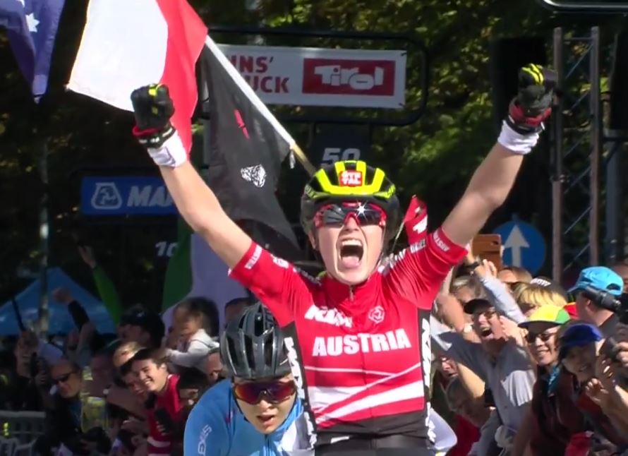 Mundial Innsbruck juniors (F): Stigger, arcoíris local - Ciclo21