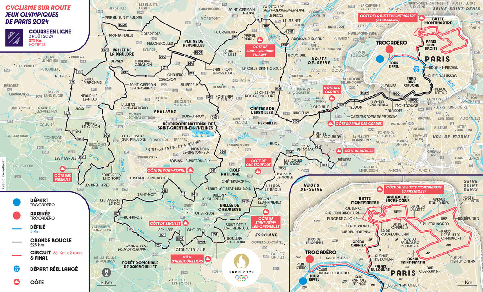 París 2024: Mapa, perfiles, países y participantes - Ciclo21