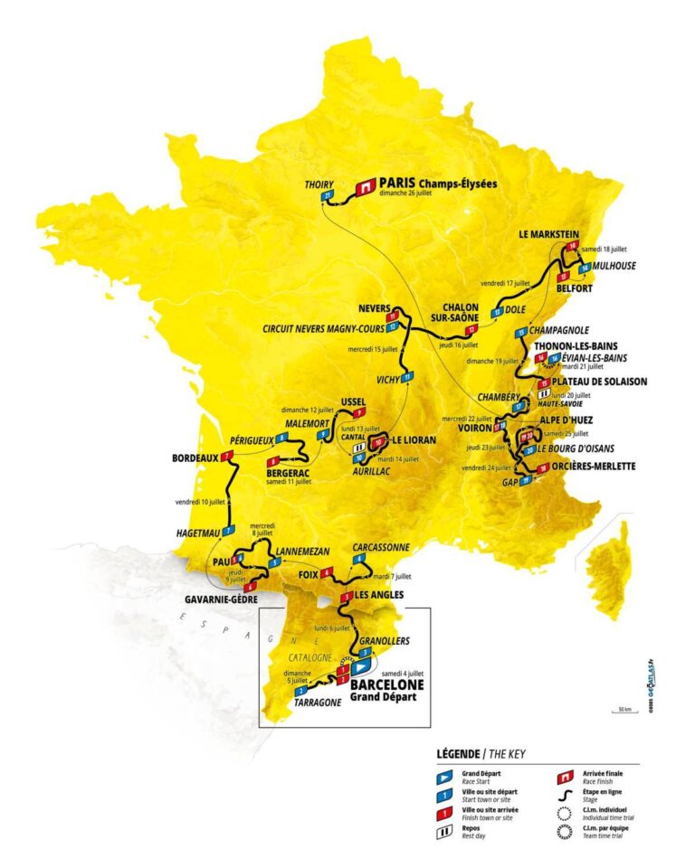 Tour Francia 2026: Recorrido, perfil de etapas y equipos - Ciclo21